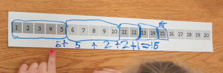1-20 Number Path - Build Math Minds