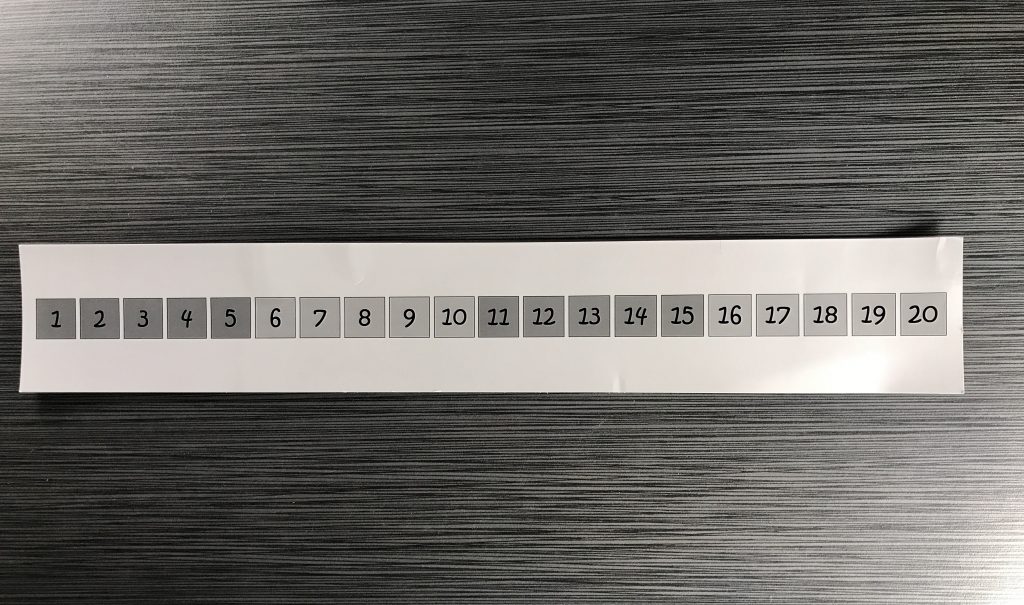 1-20 Number Path - Build Math Minds